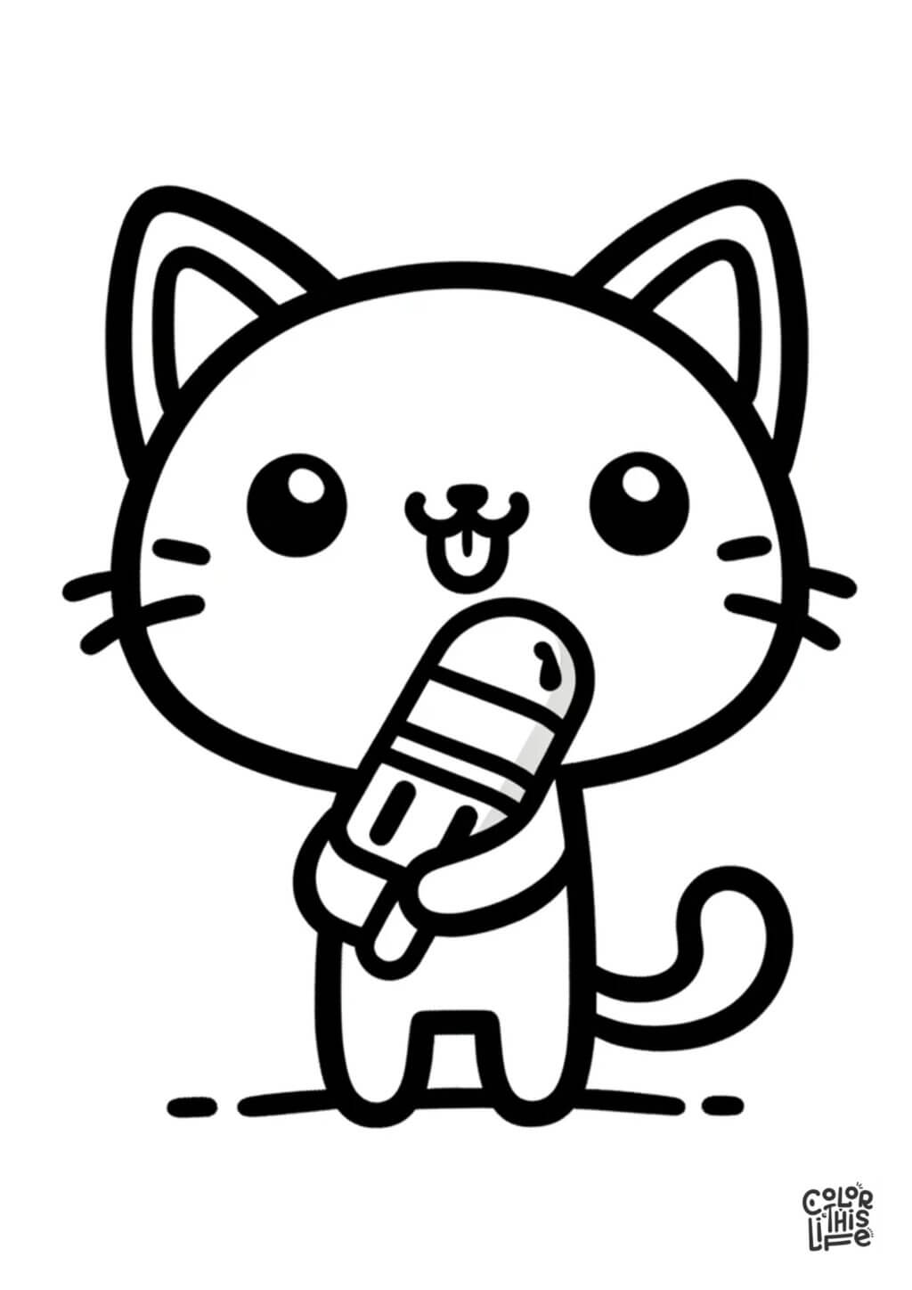 Free Printable Cats Coloring Pages - Color This Life