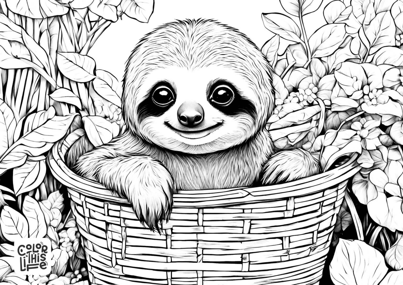 Cute Food Coloring Pages (Free Printable) - Color This Life