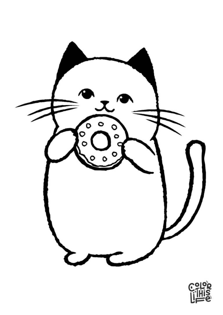 Free Printable Food Coloring Pages - Color This Life