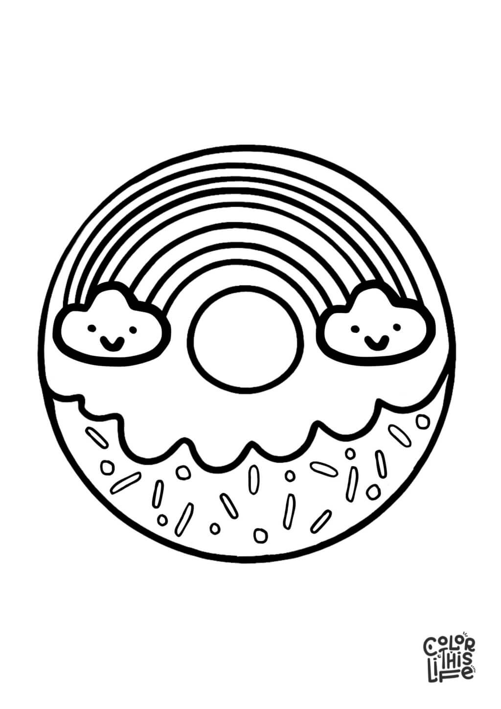 Food Coloring Pages for Kids (Free Printable)
