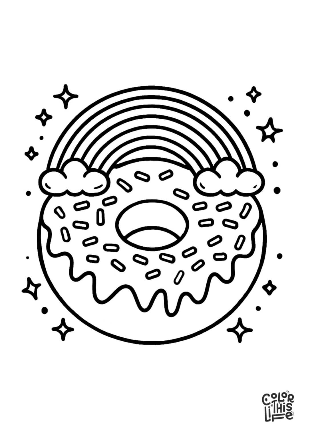 Easy Cute Coloring Pages (Free Printable)