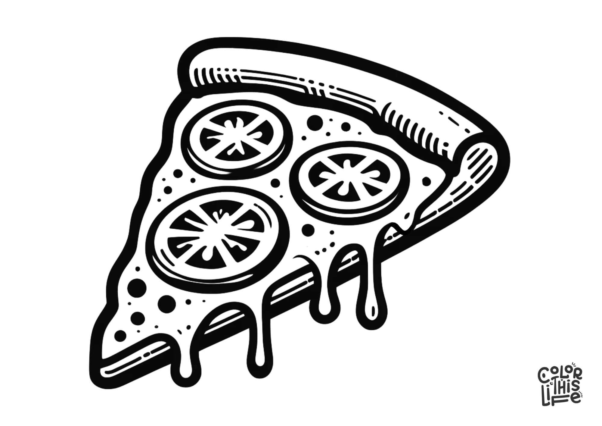Free Printable Junk Food Coloring Pages - Color This Life