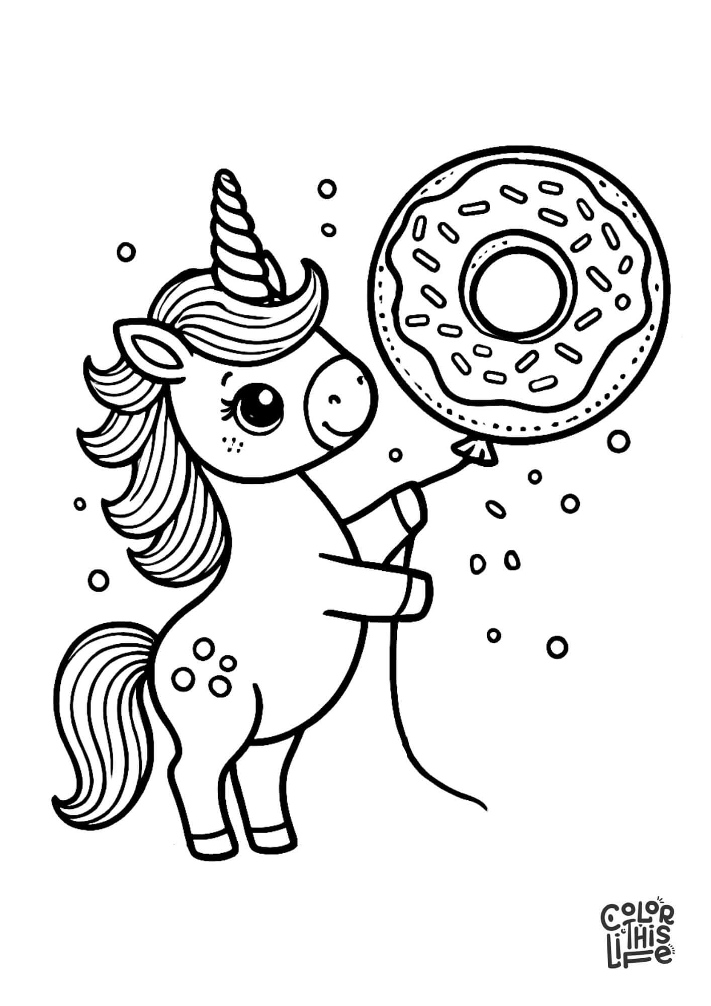 Cute Coloring Pages (Free Printable) - Color This Life