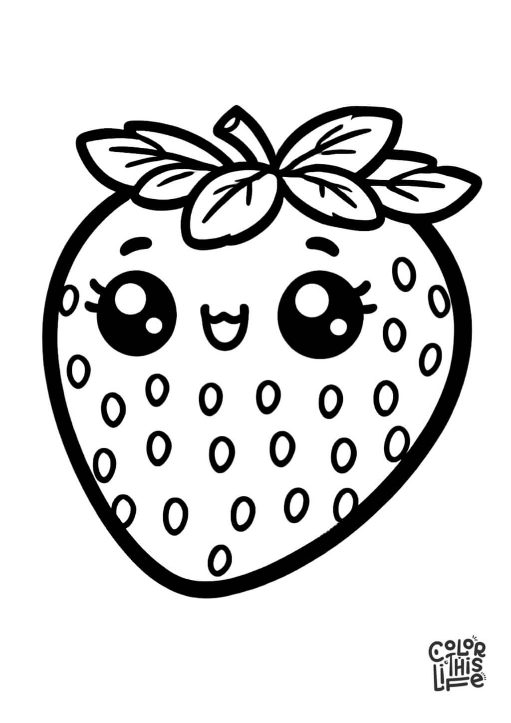 Free Printable Food Coloring Pages - Color This Life