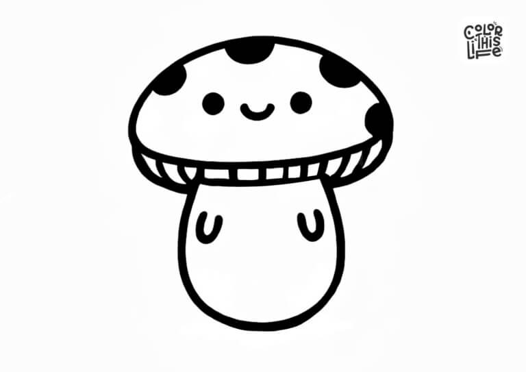 Easy Cute Coloring Pages (Free Printable)