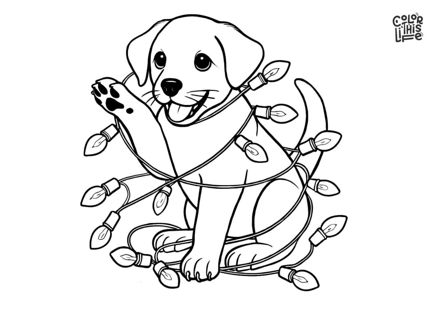 Free Printable Pets Coloring Pages - Color This Life