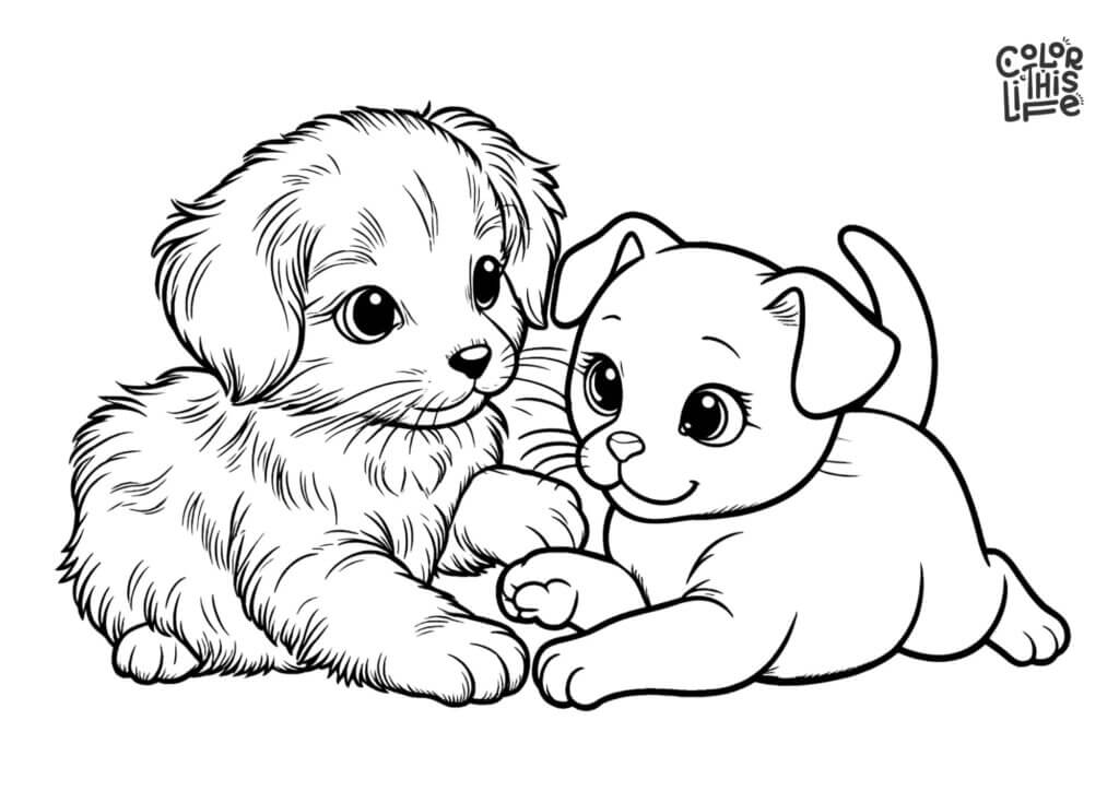 Free Printable Pets Coloring Pages - Color This Life