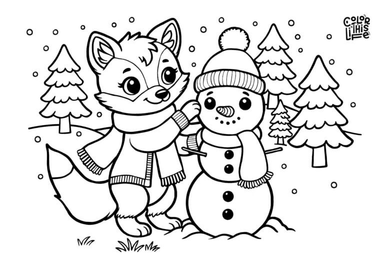 Animal Coloring Pages (Free Printable) - Color This Life