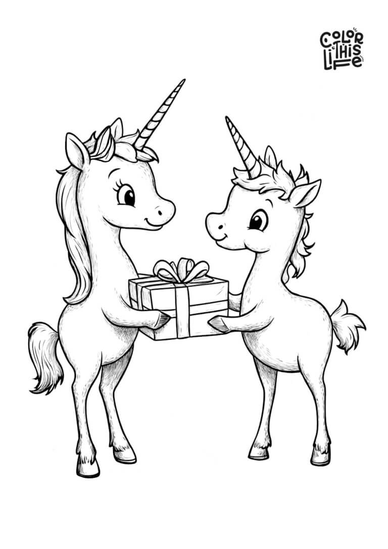 Cute Animal Coloring Pages (Free Printable)