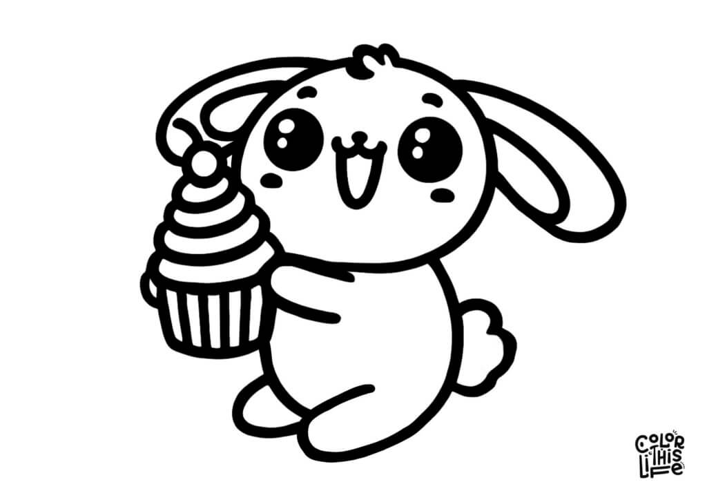 Cute Food Coloring Pages (Free Printable) - Color This Life