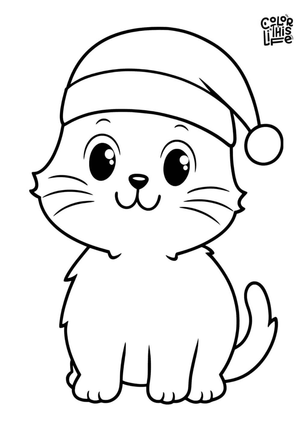 Easy Christmas Coloring Pages (Free Printable)
