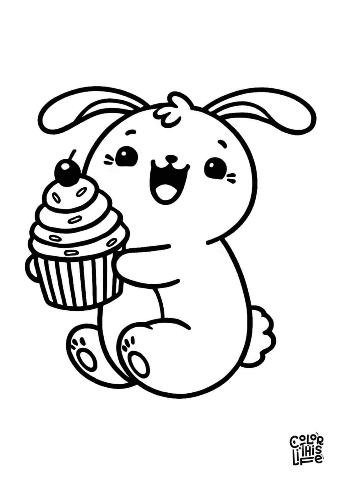 Easy Cute Coloring Pages (Free Printable)