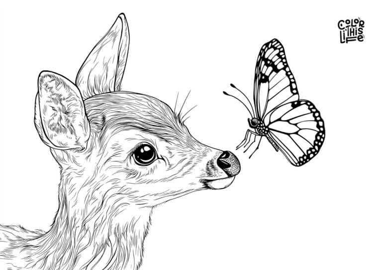 Spring Coloring Pages for Adults (Free printable)