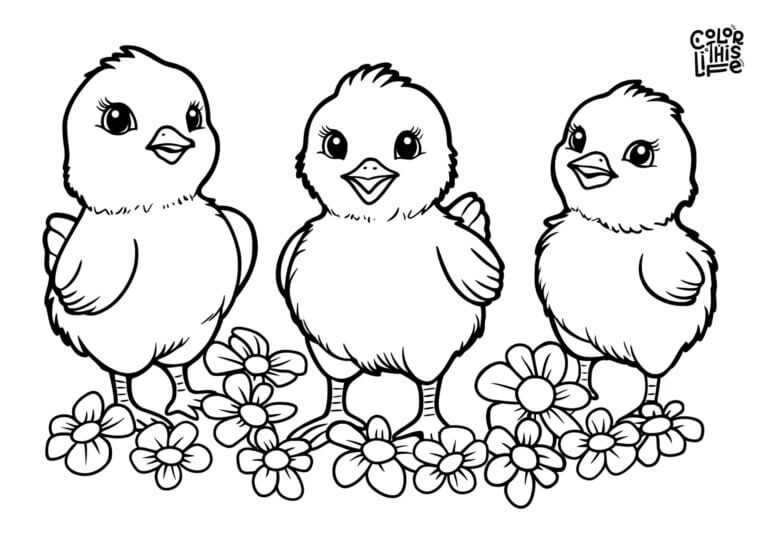 Spring Animal Coloring Pages (Free Printable)
