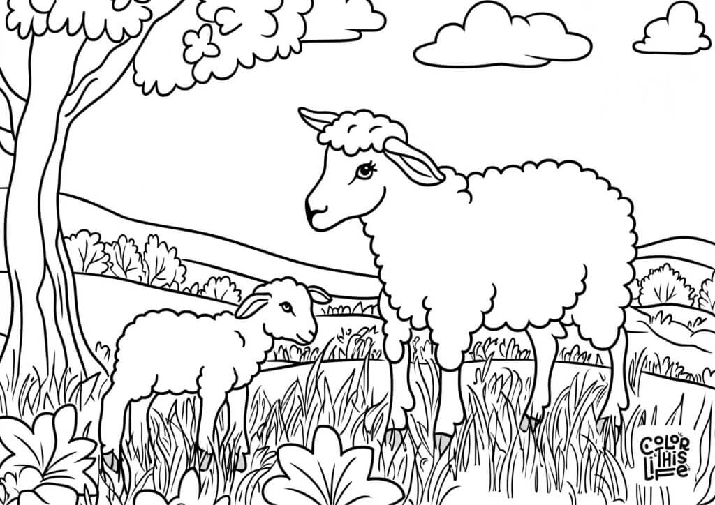 Animal Coloring Pages (Free Printable) - Color This Life
