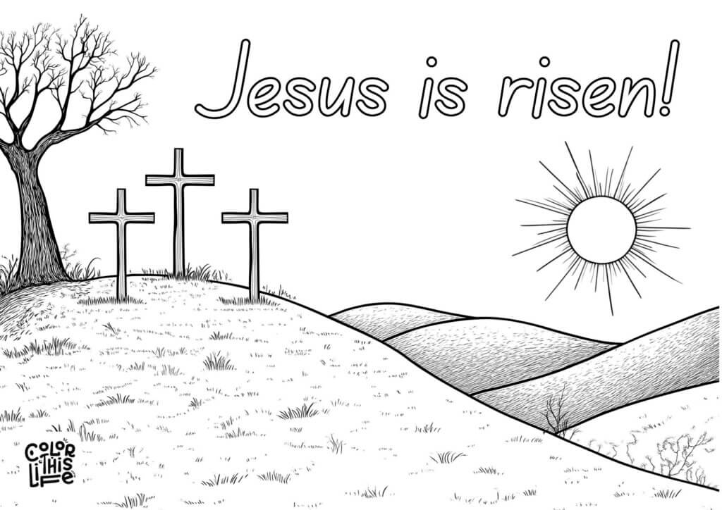 Free Printable Christian Coloring Pages - Color This Life