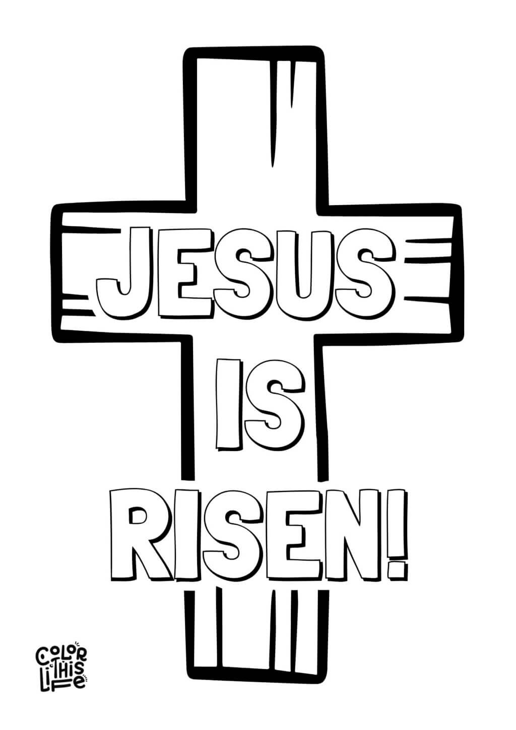 Free Printable Christian Coloring Pages - Color This Life