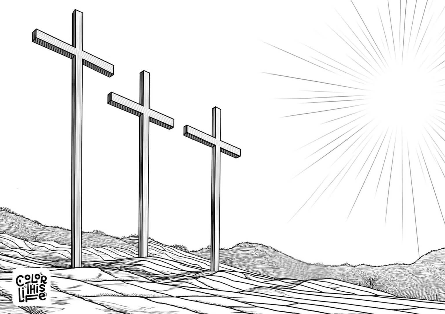 Free Printable Christian Coloring Pages - Color This Life